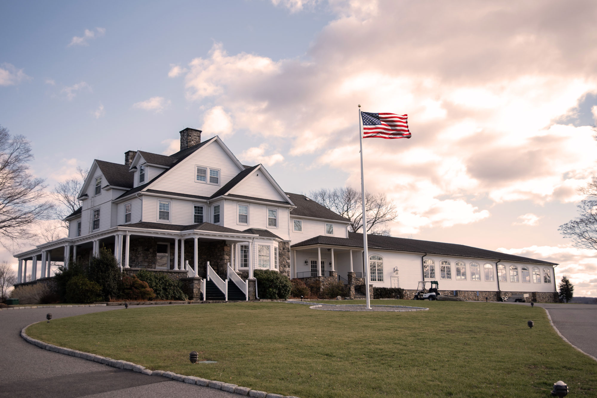 Clubhouse W Flag Optimized Salem Golf Club 